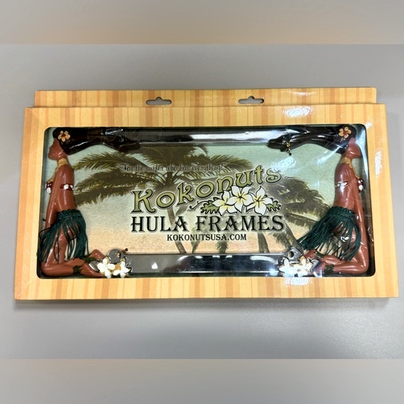 kokonuts | Other | Kokonuts Hula Girl Car License Plate | Poshmark
